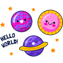 Hello world Stickers - Free miscellaneous Stickers