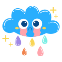Стикеры Ливень — бесплатные стикеры Погода