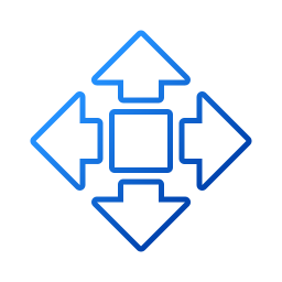 Four arrows - Free arrows icons