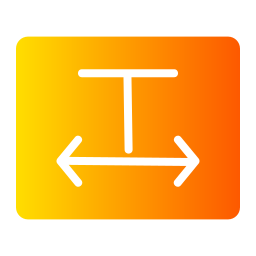 Text spacing - Free arrows icons