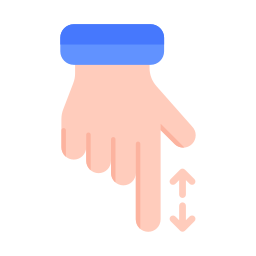 Scroll - Free hands and gestures icons