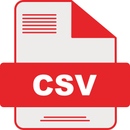 Csv file - Free interface icons
