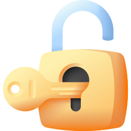 3d unlocked - Free security icons