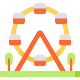 Big wheel - Free entertainment icons