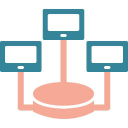 Distributed database - Free networking icons