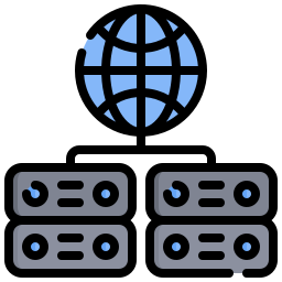 Network server - Free communications icons