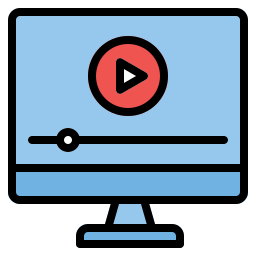 Video tutorial - Free education icons