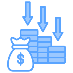 Deficit - Free business and finance icons