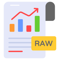 Raw data - Free marketing icons