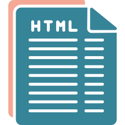 Html file - Free interface icons
