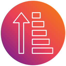 Sort ascending - Free arrows icons