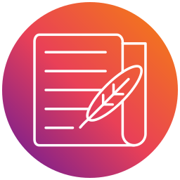 Poetry - Free education icons