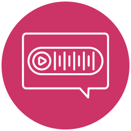 Voice message - Free communications icons
