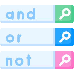 Boolean search - Free interface icons