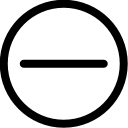 Minus - Free interface icons