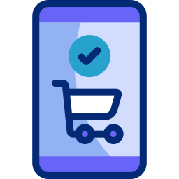 Online shopping Animated Icon | Free commerce and shopping Animated Icon
