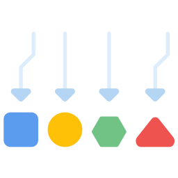 Unstructured data - Free technology icons