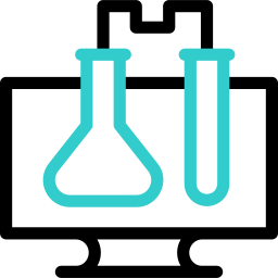 Virtual lab Animated Icon | Free education Animated Icon