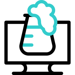 Virtual lab Animated Icon | Free computer Animated Icon