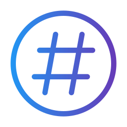 Hashtag - Free interface icons