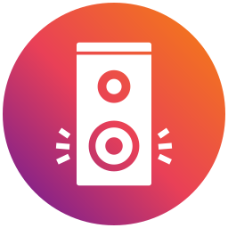 Speaker box - Free music and multimedia icons