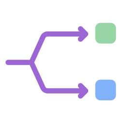 Split - Free arrows icons