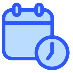 Shedule - Free time and date icons