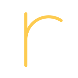 R Animated Icon | Free education Animated Icon