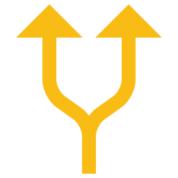 Split - Free arrows icons