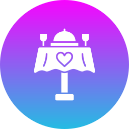 Wedding dinner - Free love and romance icons