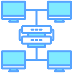 Distributed database - Free technology icons