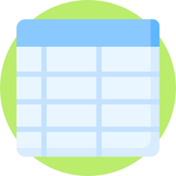 Table - Free web icons