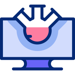 Virtual lab Animated Icon | Free computer Animated Icon