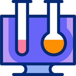 Virtual lab Animated Icon | Free computer Animated Icon