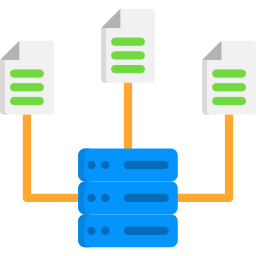 Data collection - Free networking icons