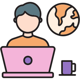 Remote work - Free professions and jobs icons