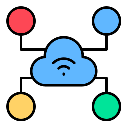 Distributed - Free technology icons