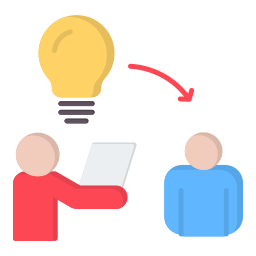 Knowledge sharing - Free education icons