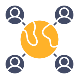 Distributed - Free technology icons