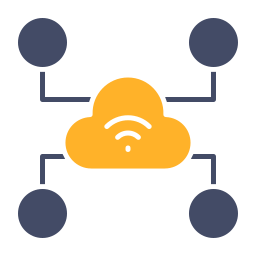 Distributed - Free technology icons
