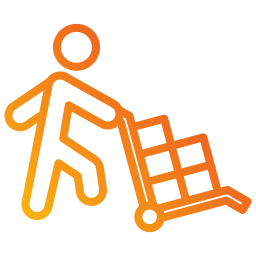 Manual handling - Free transportation icons