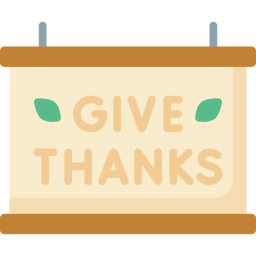Give thanks - Free holidays icons