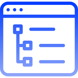 Flow chart - Free web icons