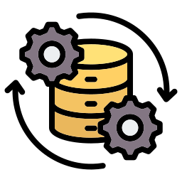 Data processing - Free technology icons