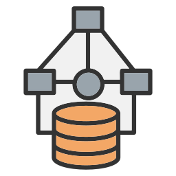 Data modelling - Free networking icons
