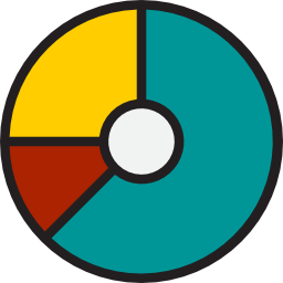 Donut chart - Free business icons