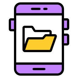 Mobile folder - Free electronics icons
