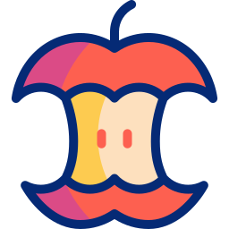 Apple core Animated Icon | Free ecology and environment Animated Icon