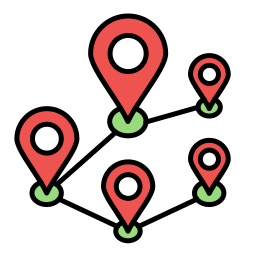 Multiple - Free maps and location icons