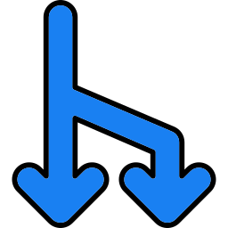Split - Free arrows icons